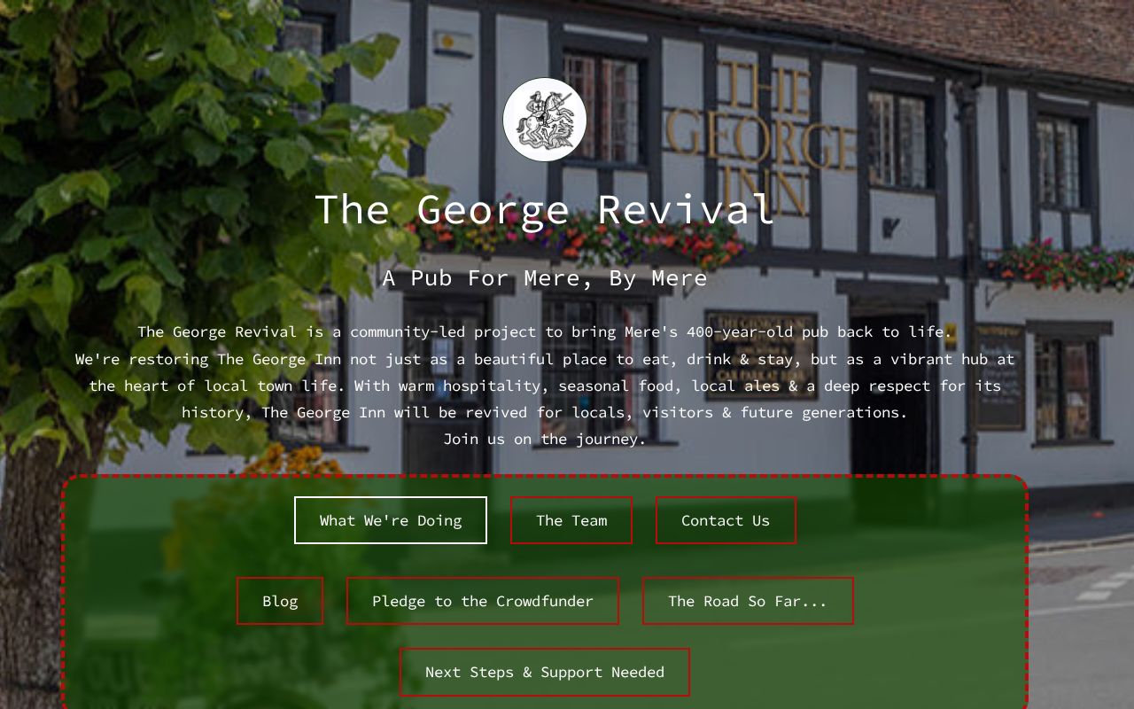 The George Revival - A Pub for Mere, by Mere
